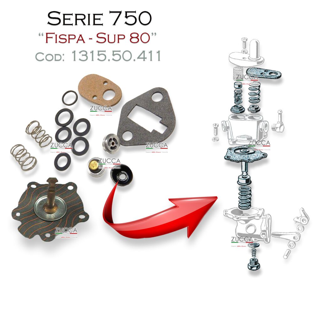 Kit Pompa Benzina “FISPA – SUP80” (750 – Giulietta Spider/Sprint/Ti ...